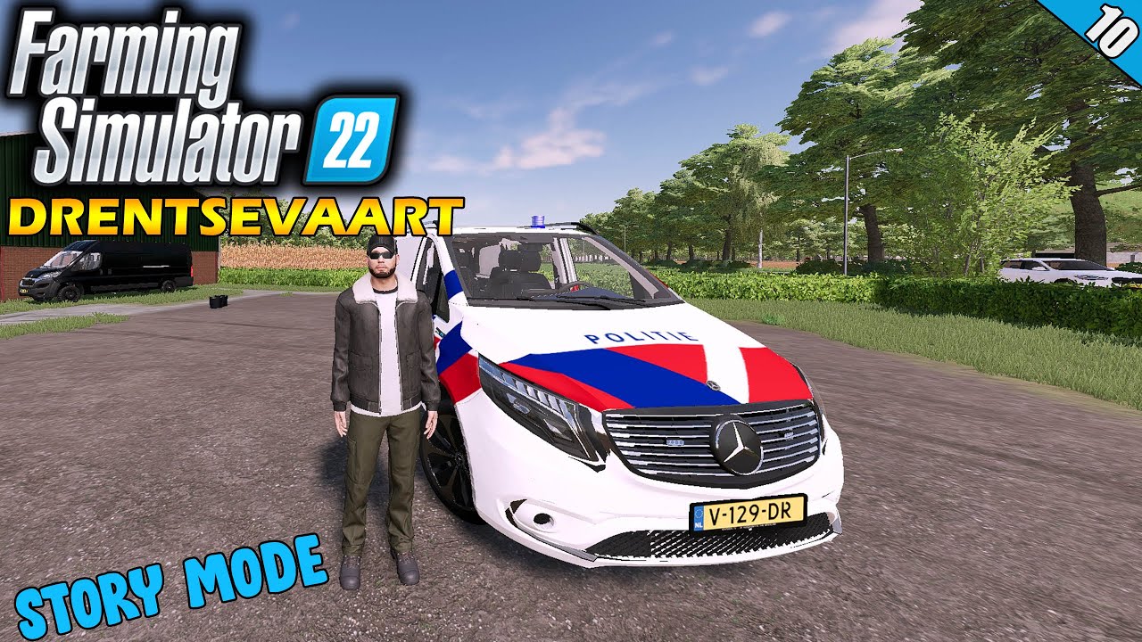 'DE POLITIE KOMT OP BEZOEK!?" Farming Simulator 22 Story Mode #10 - YouTube