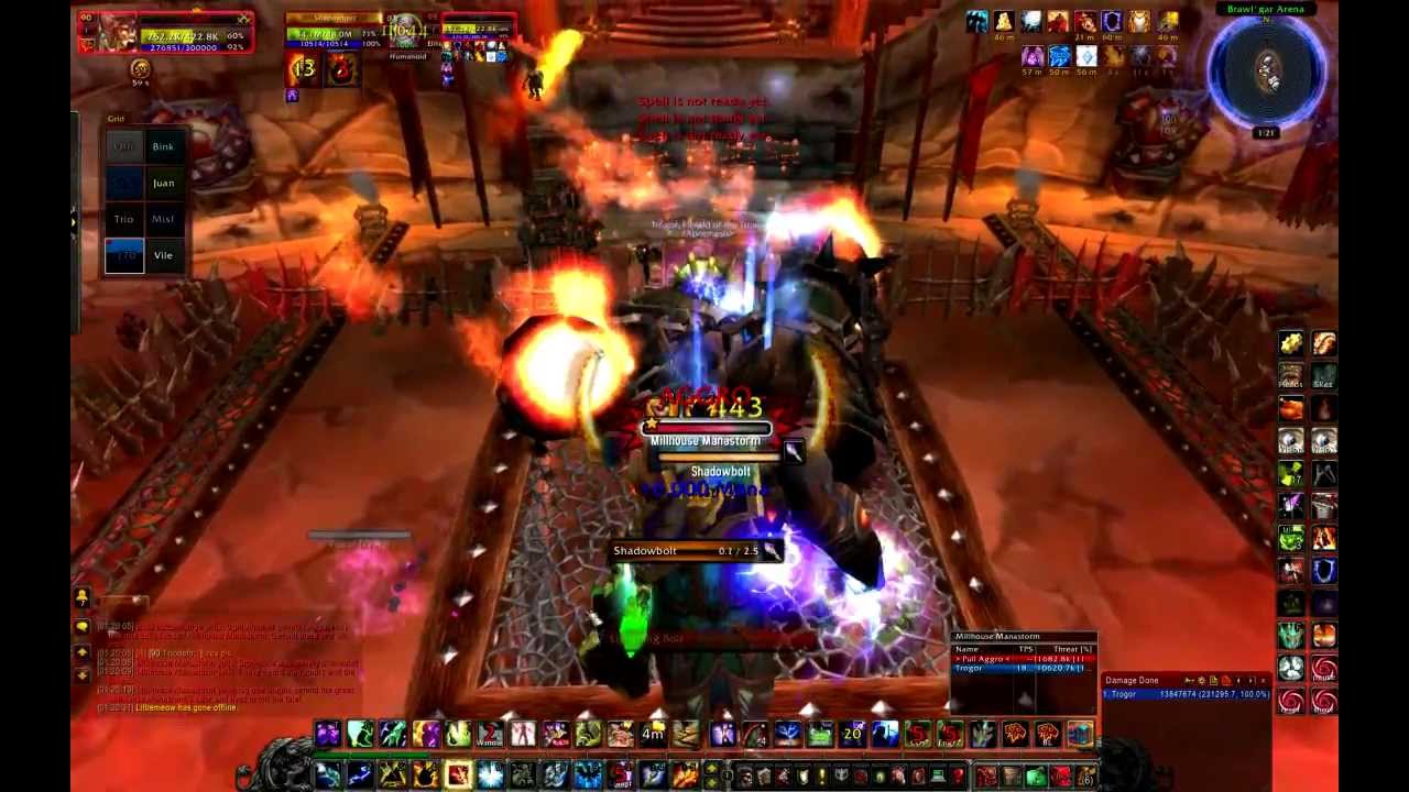 Millhouse Manastorm Brawler Arena Rank 8 (Elemental Shaman) - YouTube