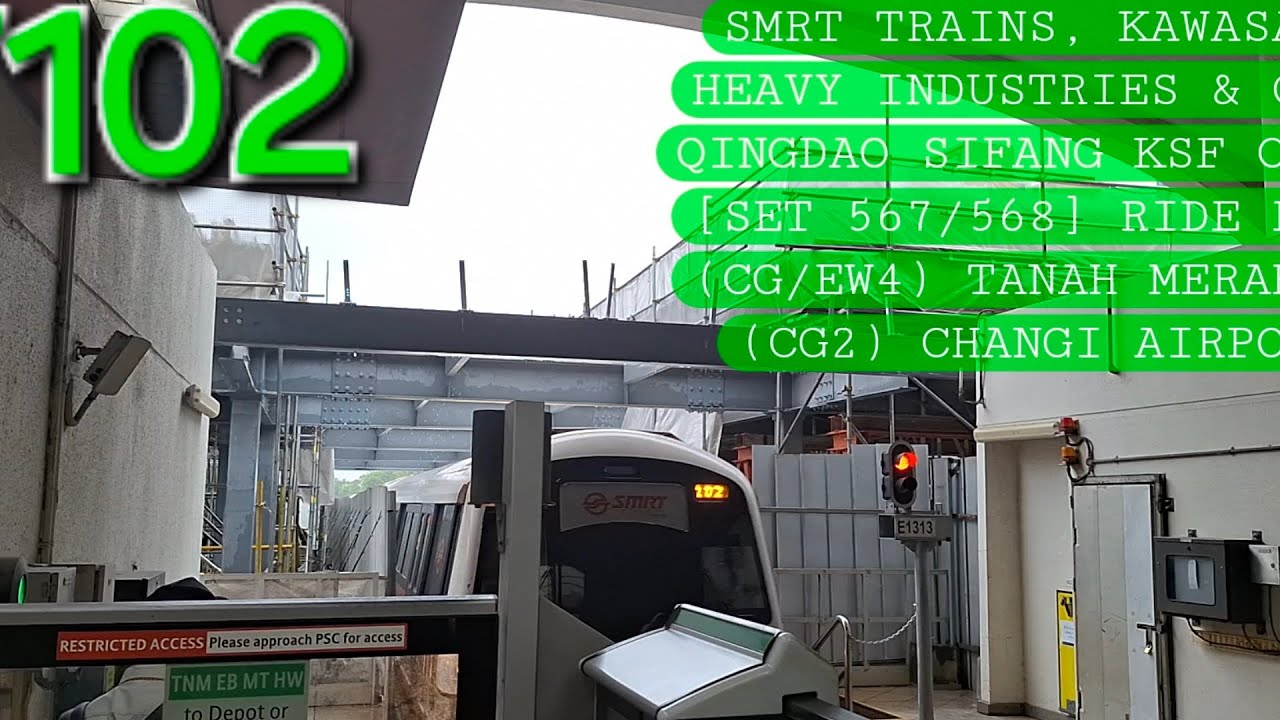 [New Normal?] SMRT TRAINS, Kawasaki-Sifang C151A [Set 567/568]ride from ...