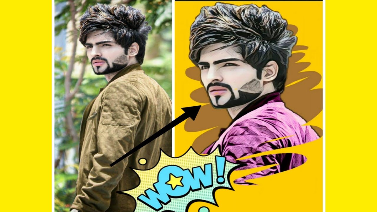 New trending photo editing 2020 learn how to edit give cartoon look to ...