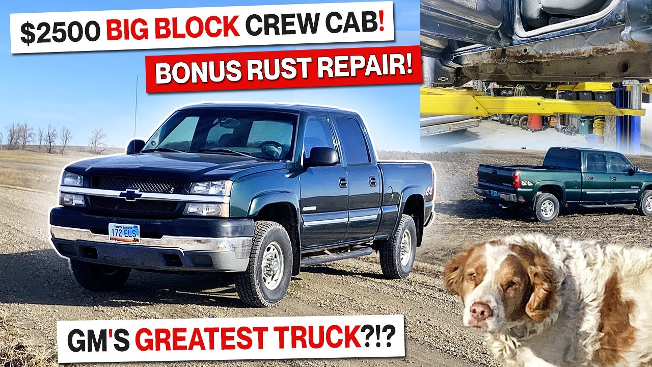 $2500 Big Block GM Crew Cab Score! Budget Tow Rig! GMT800 - YouTube