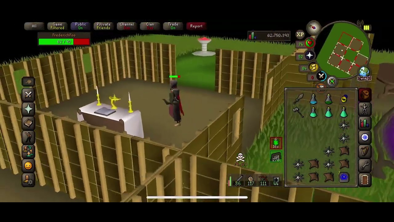 Osrs mobile pking in 300m gear - YouTube