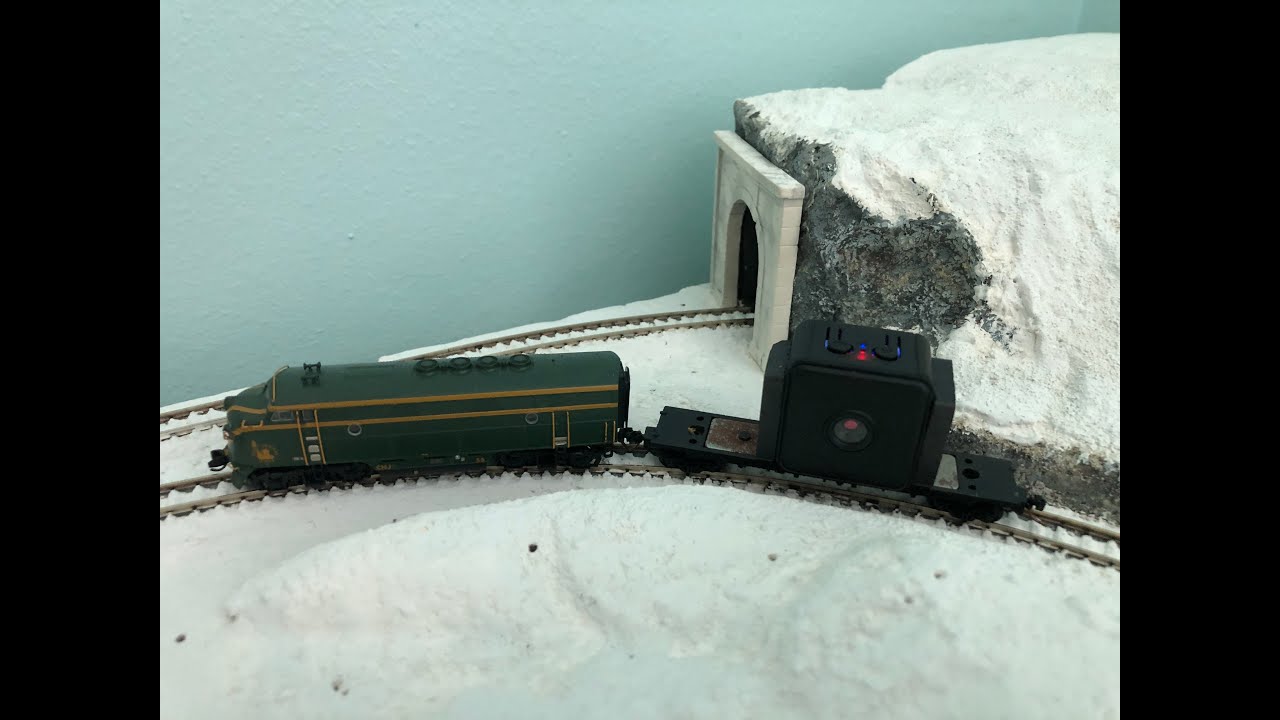 CNJ N Scale MOW and Farm Layout - 1st Look at a Camera Car - YouTube