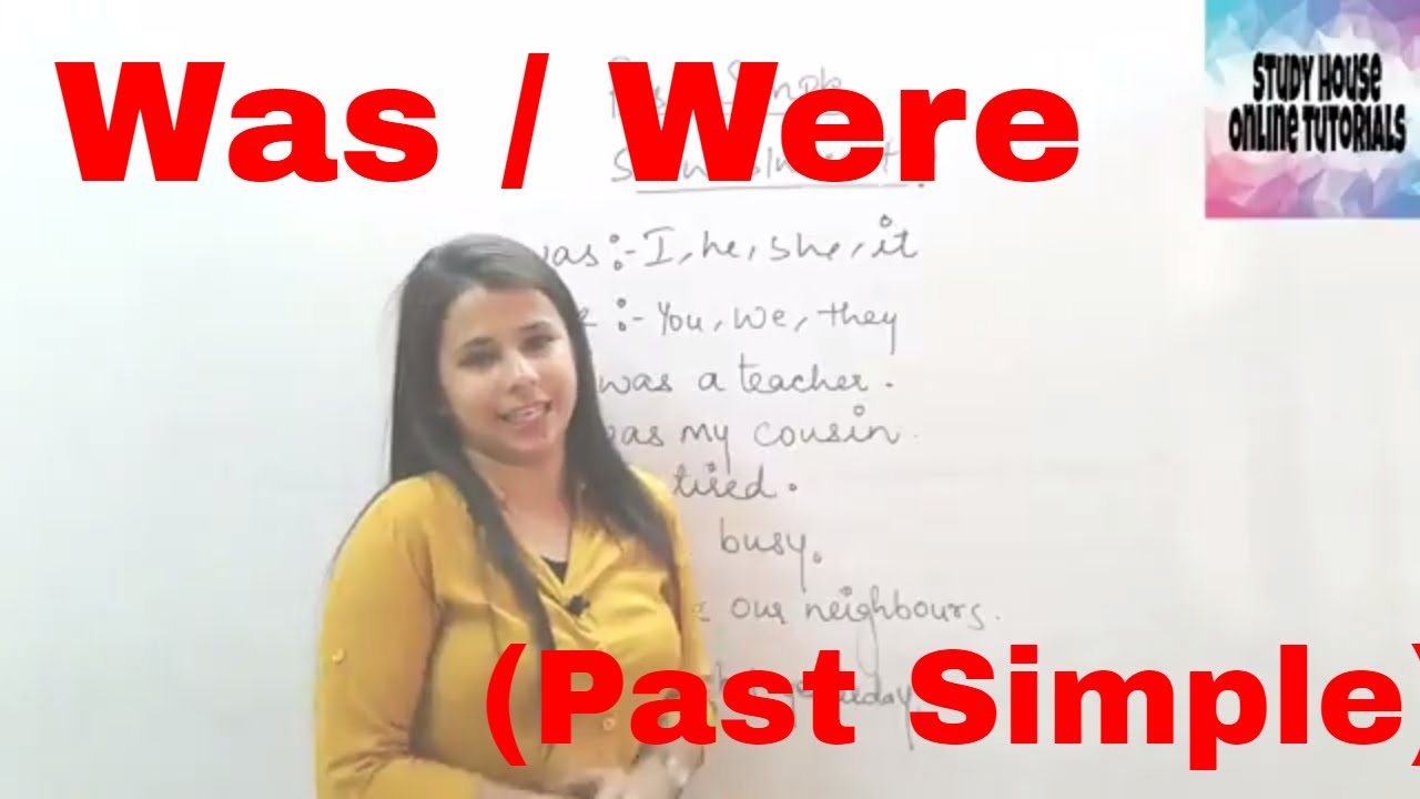 Usage of was and were in past simple (Basic grammar lesson ) - YouTube