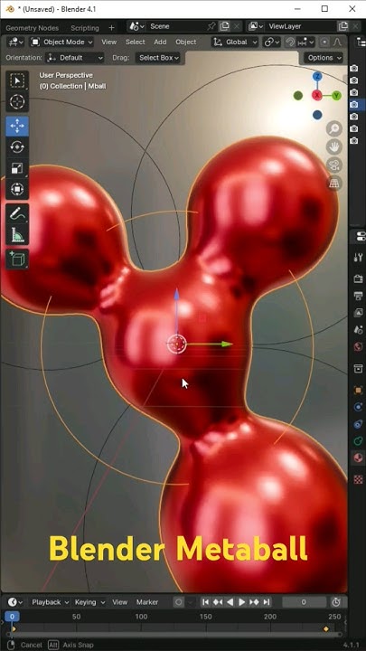 Blender 3D Metaball Tutorial - YouTube