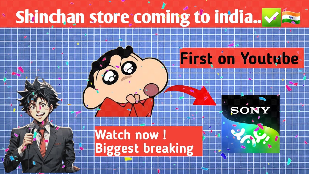 Crayon Shin-chan store coming in India || shinchan store in india ️🇮🇳🇯🇵🤯🤯 - YouTube