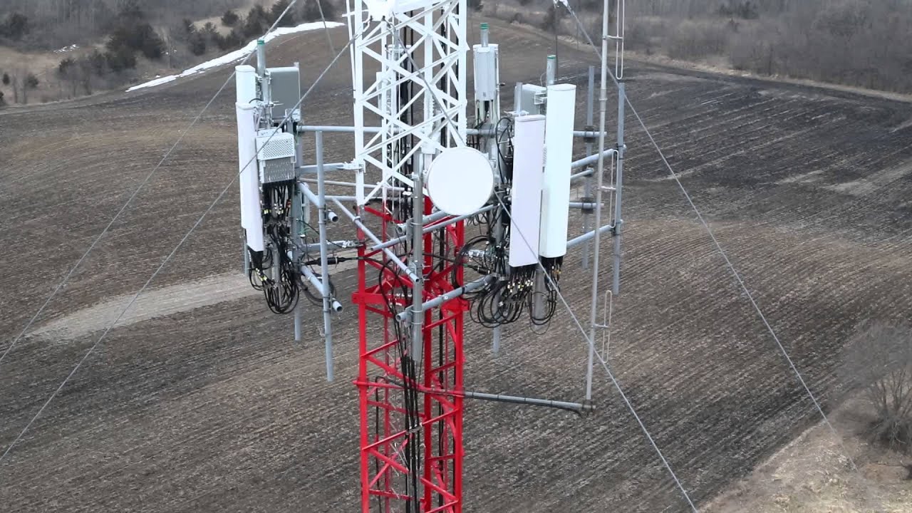 EEI Guyed Tower Aerial Video - YouTube