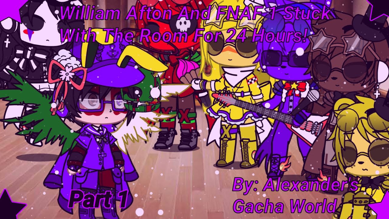 William Afton And FNAF 1 Stuck With The Room For 24 Hours | Part 1 ...