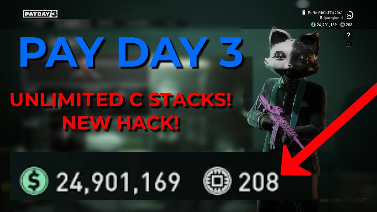 UNLIMITED C STACKS! NEW PAYDAY 3 HACK! BUY UNLIMITED CHEAP C STACKS USING FIDDLER! - YouTube