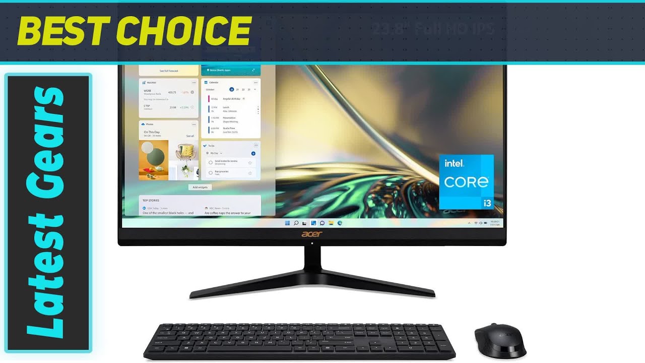 Acer Aspire C24-1700-UA91: The Ultimate All-in-One PC - YouTube