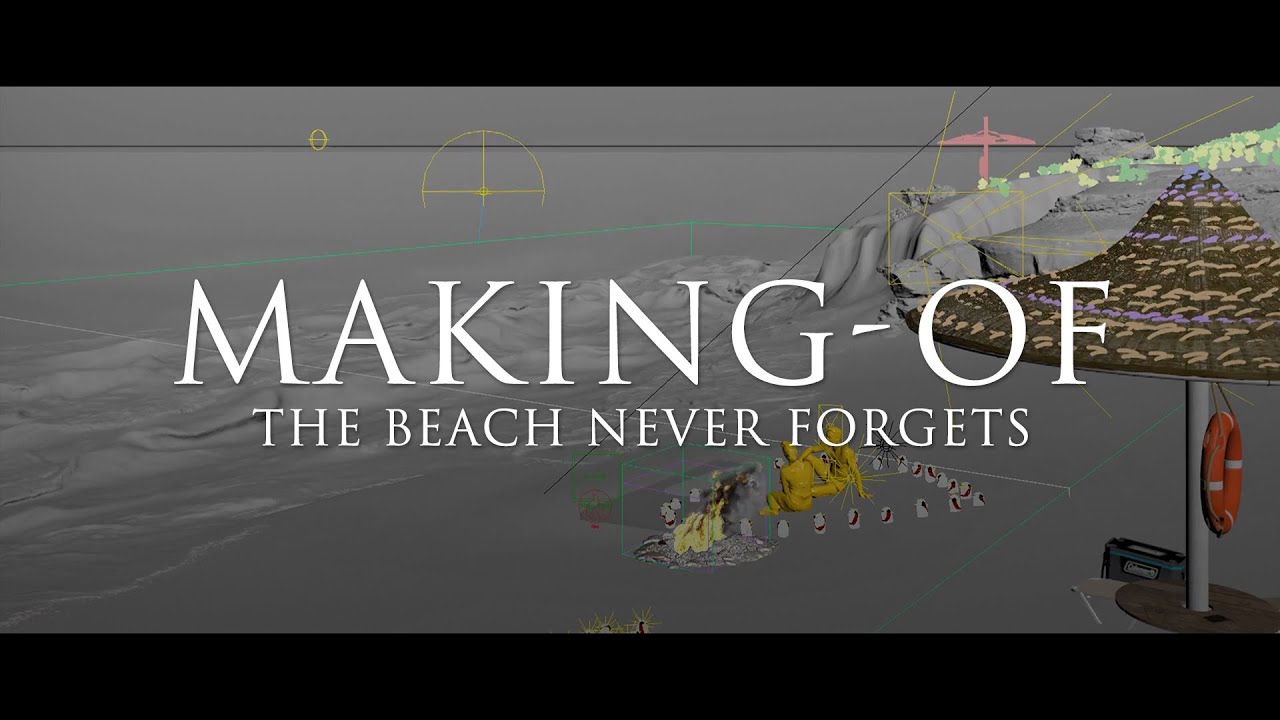 Making Of “The Beach Never Forgets” | Before & After in 3ds Max, V-Ray ...