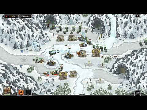 Kingdom Rush ⚔️ Glacial Heights ❄️ Iron Veteran 100% Guide Walkthrough