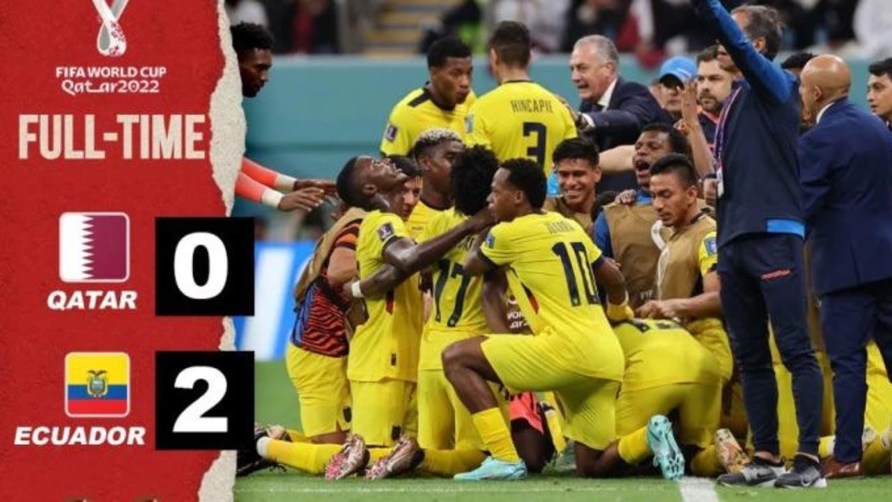 Qatar vs Ecuador 0-2 Highlights & All Goals - 2022 World Cup - YouTube
