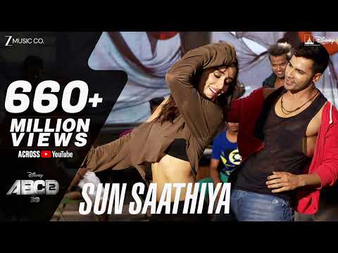 Sun Saathiya Lyrics Song | Shraddha | Varun | ABCD 2 | Sun saathiya song | FK #newsong #trending