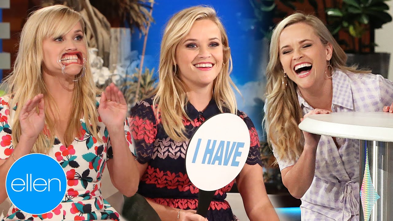 Reese Witherspoon Best Game Moments on The Ellen Show - YouTube