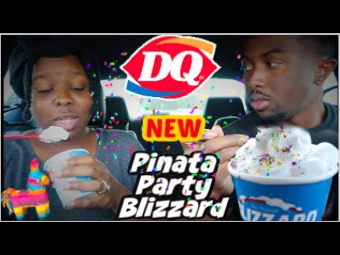 NEW Dairy Queen Piñata Party Blizzard🍦🎊 LIMITED TIME‼️ - YouTube