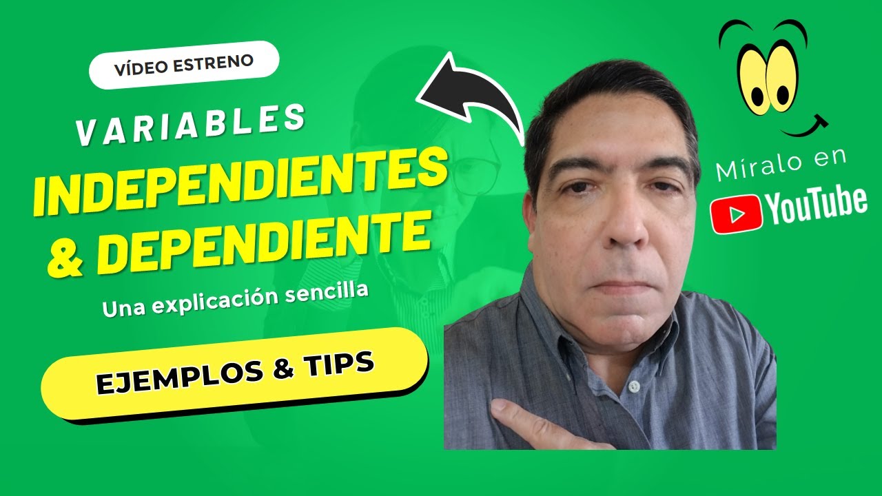🛰 Variables independientes y dependiente, una explicación sencilla ...