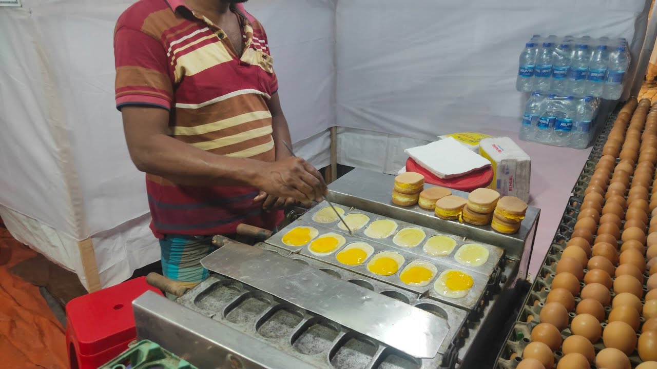 Egg Cake-Amazing street food from eggs| Street Food | Bangladeshi ...