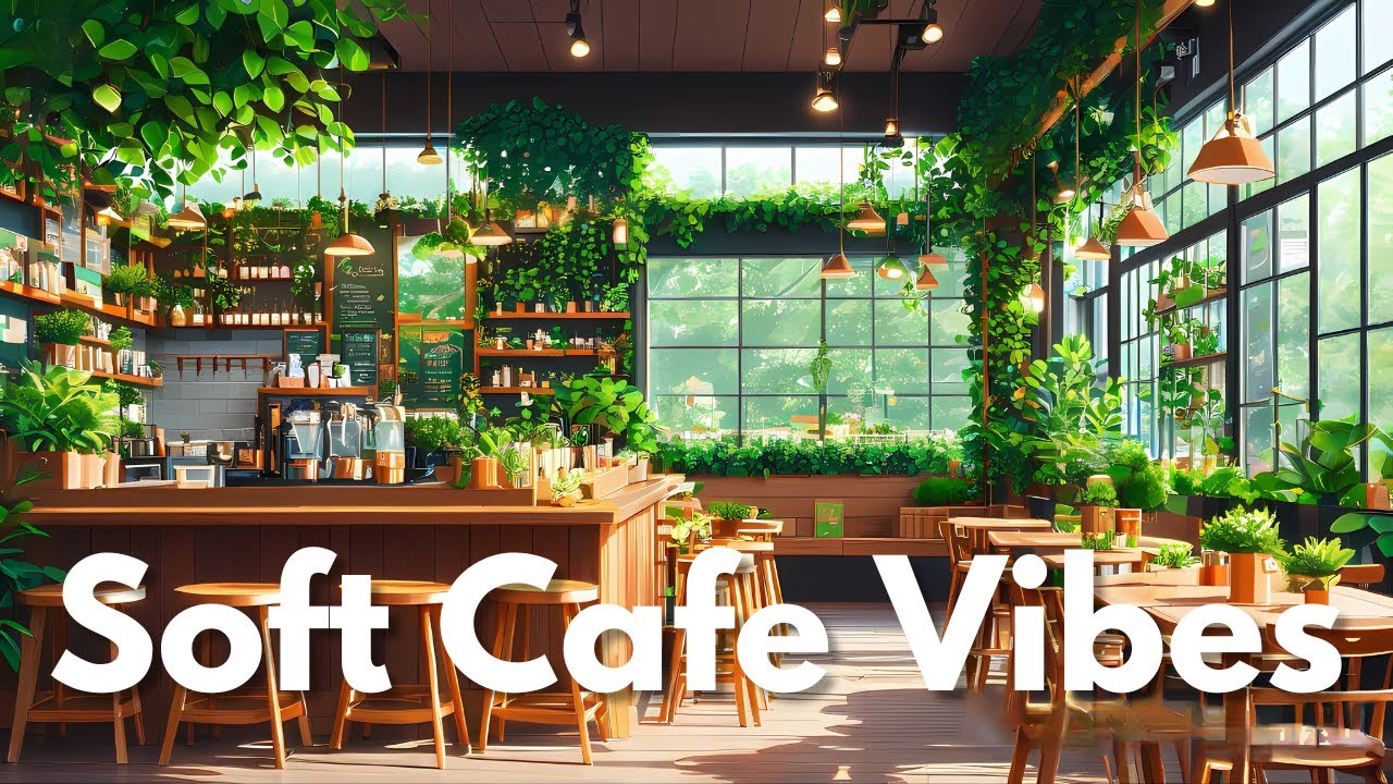 Soft Cafe Vibes ☕ Chill Vibes at the Café for perfect for relaxing and studying 🫖 Calm Audio ...