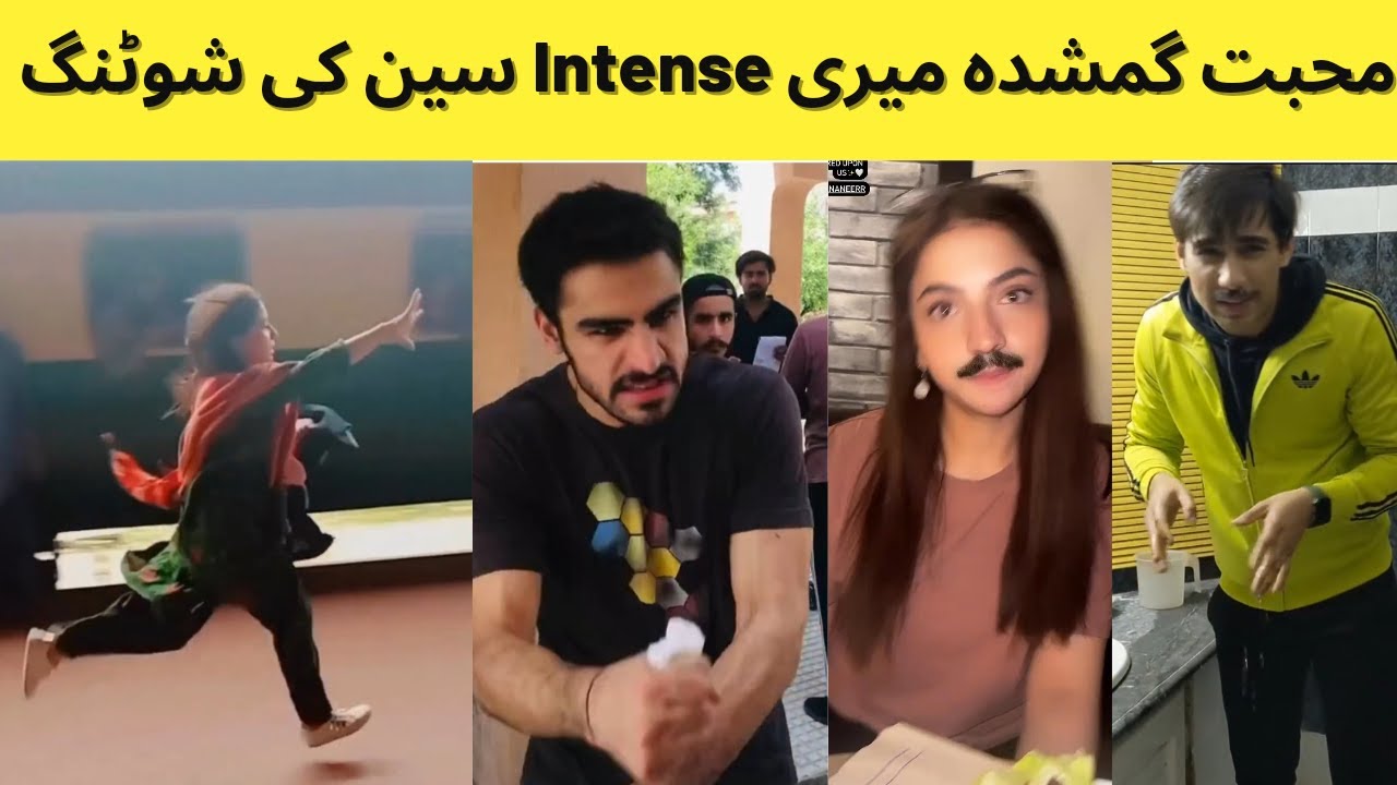 Muhabbat Gumshuda Meri BTS | Intense Scenes Shooting Behind The Scenes ...