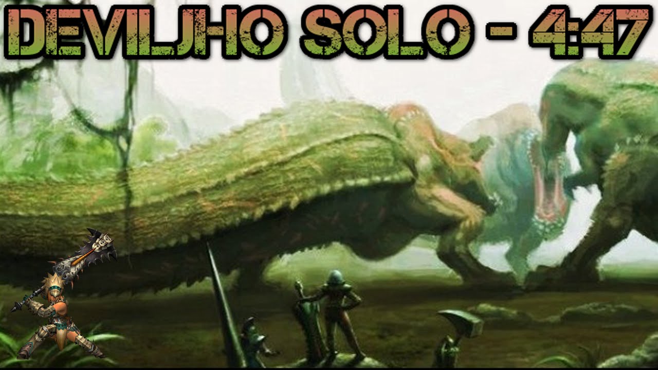 【MH3U】Deviljho︱Solo︱4:47︱GS︱Heroics - YouTube