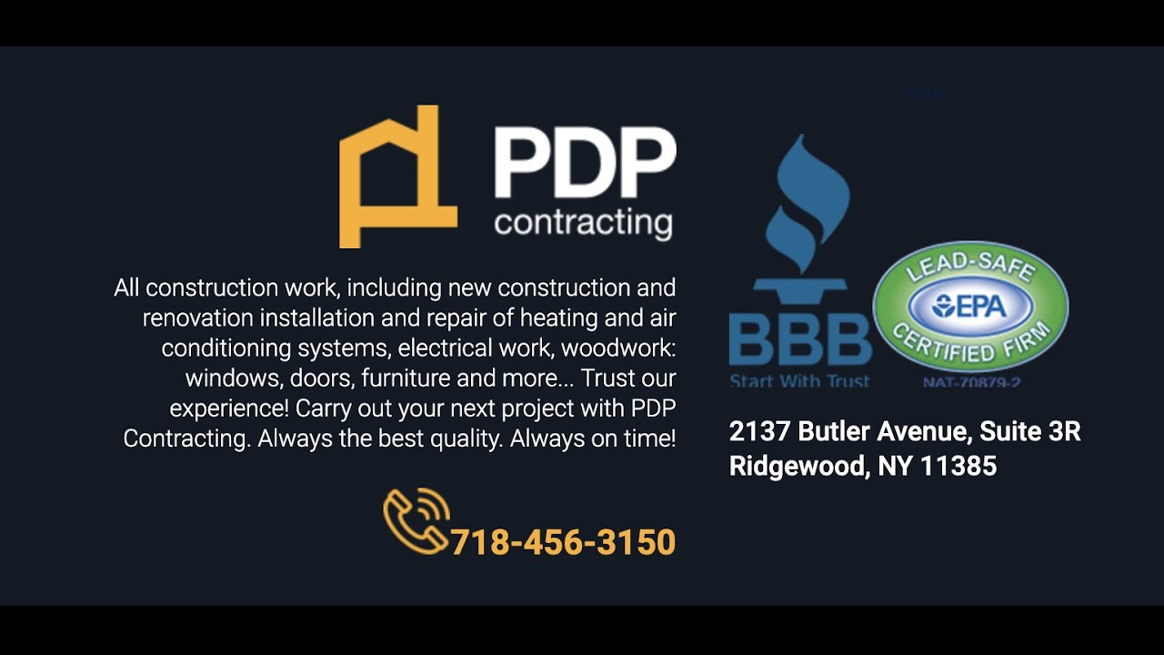 PDP Contracting - Construction Services that Pursue Quality - YouTube