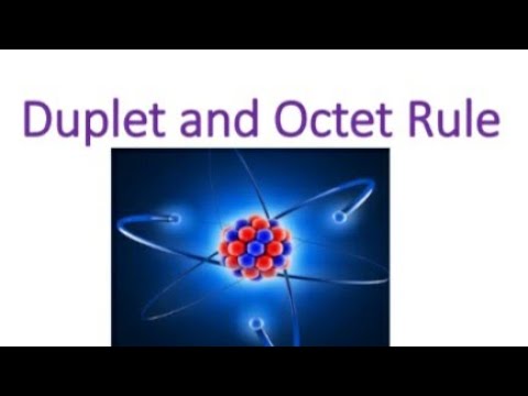 Duplet and Octet Rule | Chemistry - YouTube