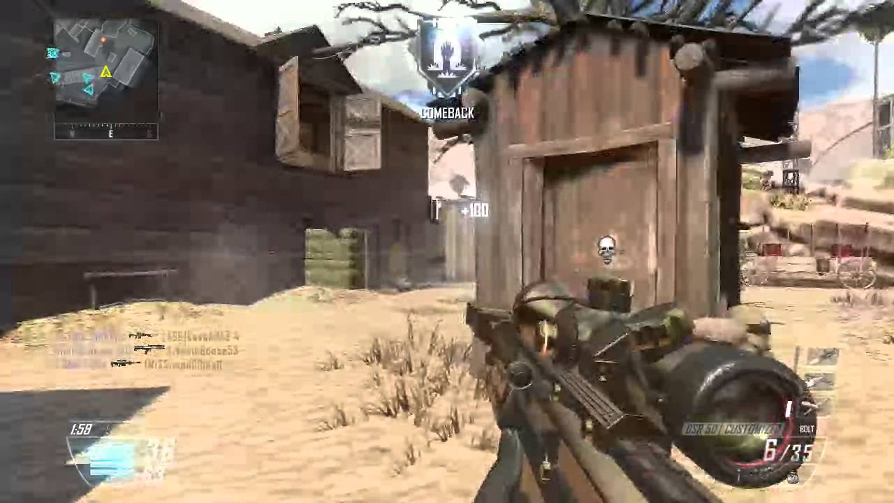 Split Quad feed BO2 Xbox 360 - YouTube