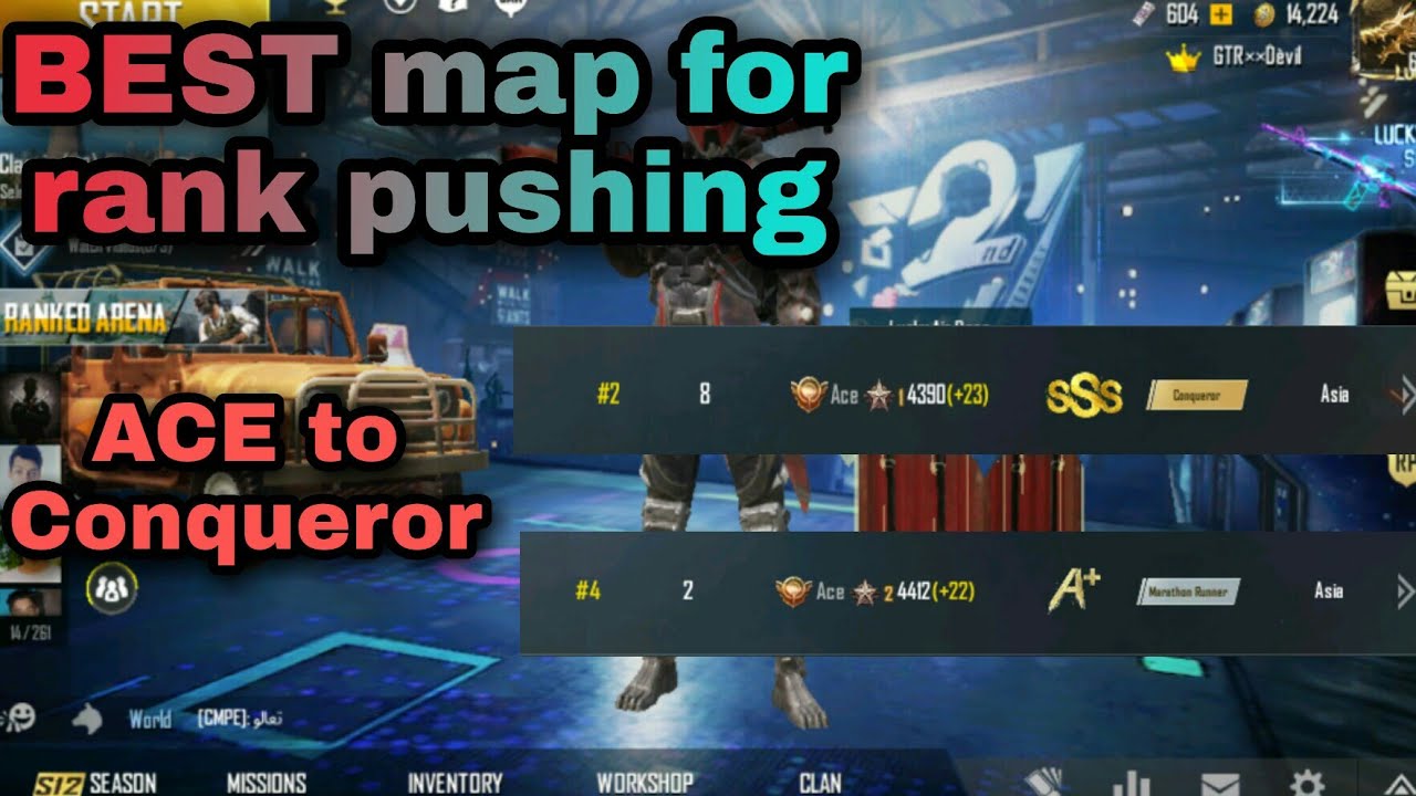 PUBG MOBILE best map | best map for Rank push | full explain | 2020 ...