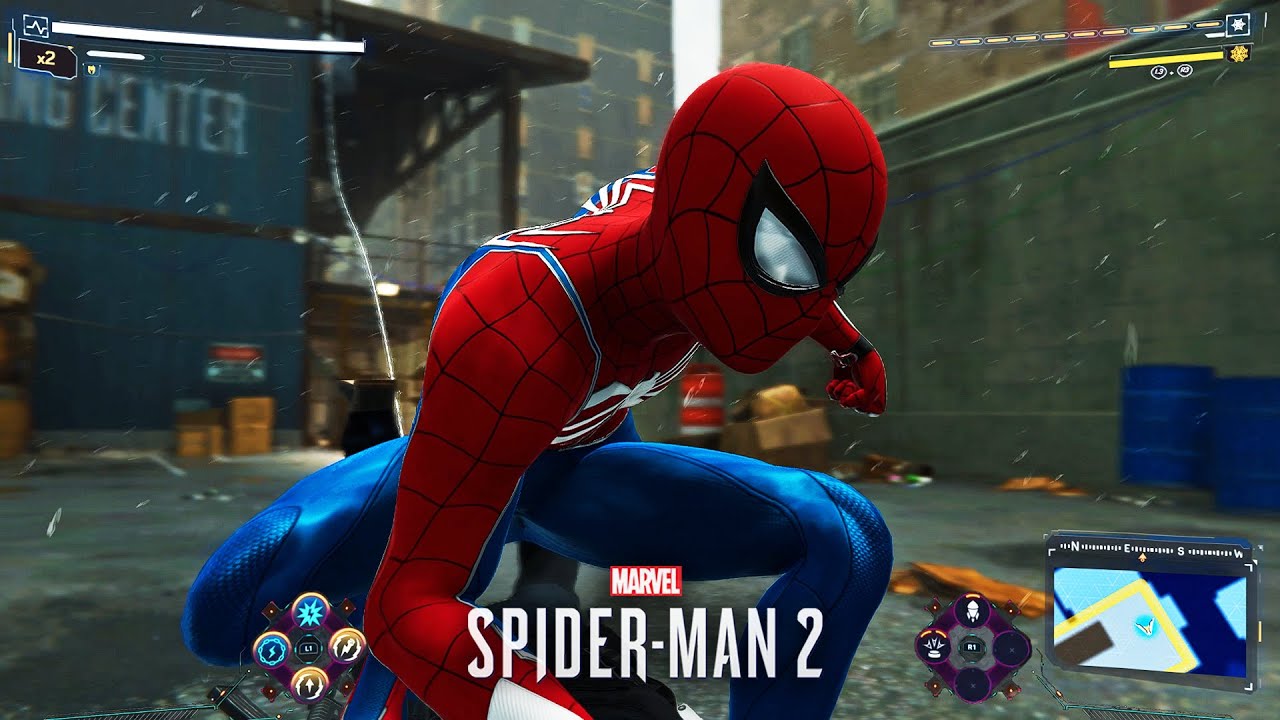 Marvel's Spider-Man 2 Gameplay Accurate *NEW* Rain Graphics & CUSTOM ...