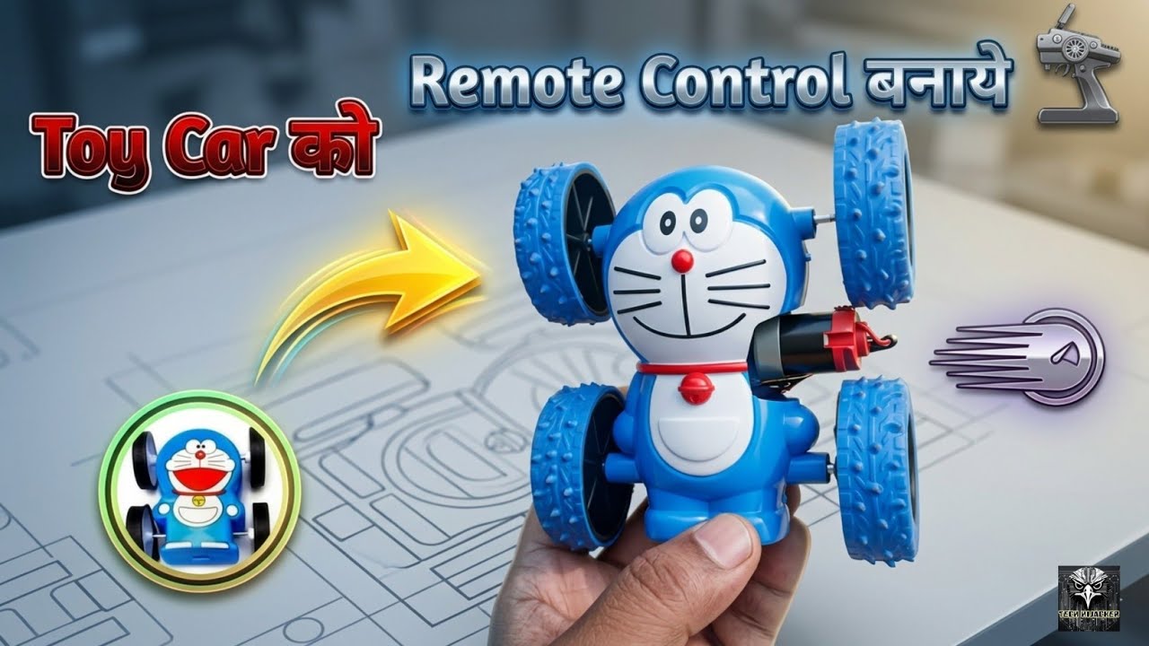 Normal Car को Remote Control कैसे बनाए 💥 Make RC Car At Home | Tech ...