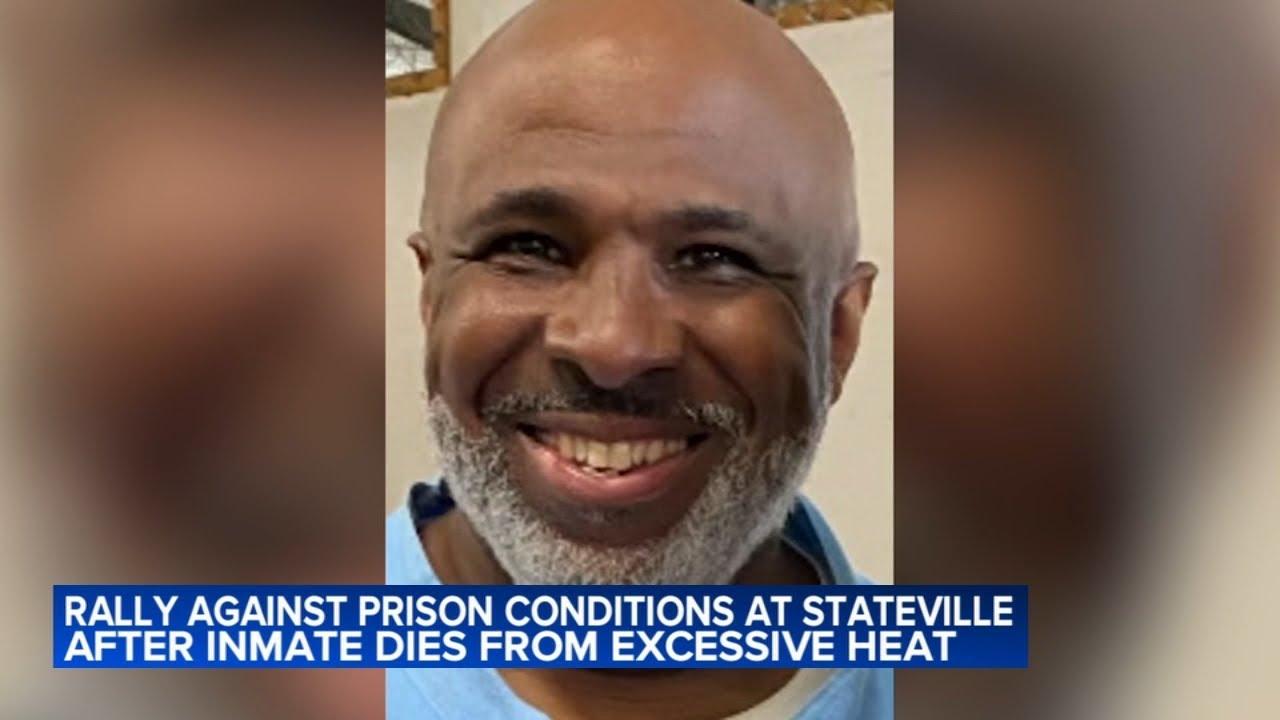 Protestors hold rally after inmate Michael Broadway dies at Stateville ...