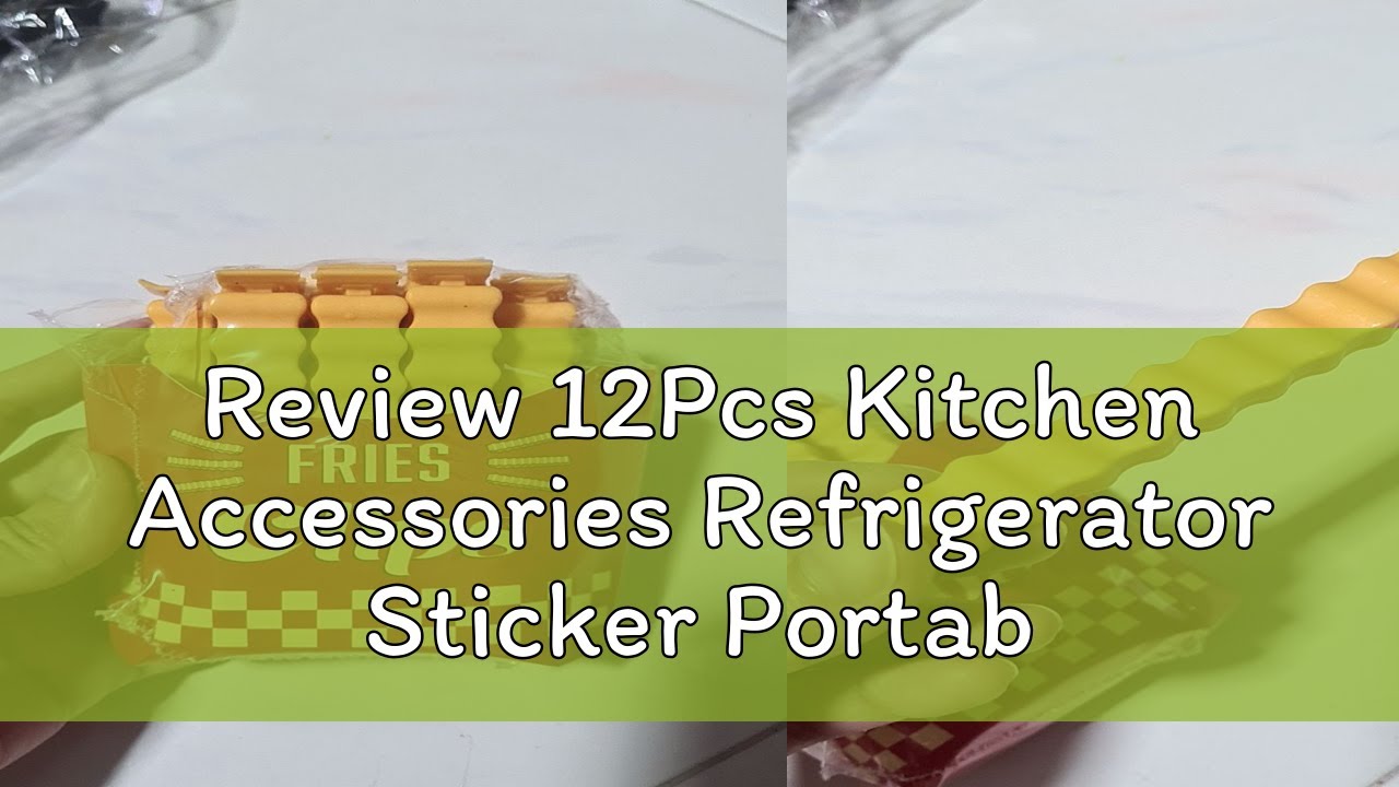 Review 12Pcs Kitchen Accessories Refrigerator Sticker Portable Fresh ...