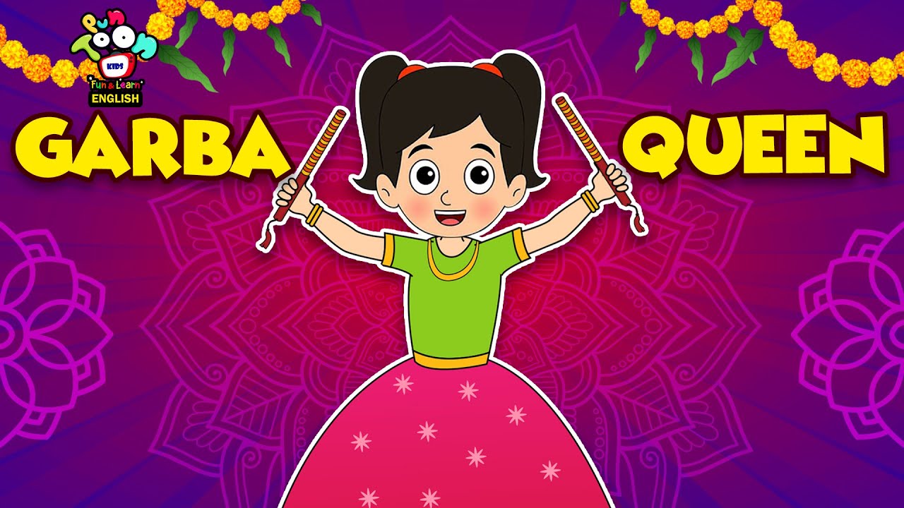 Garba Queen | Navratri Special | English Moral Stories | English ...