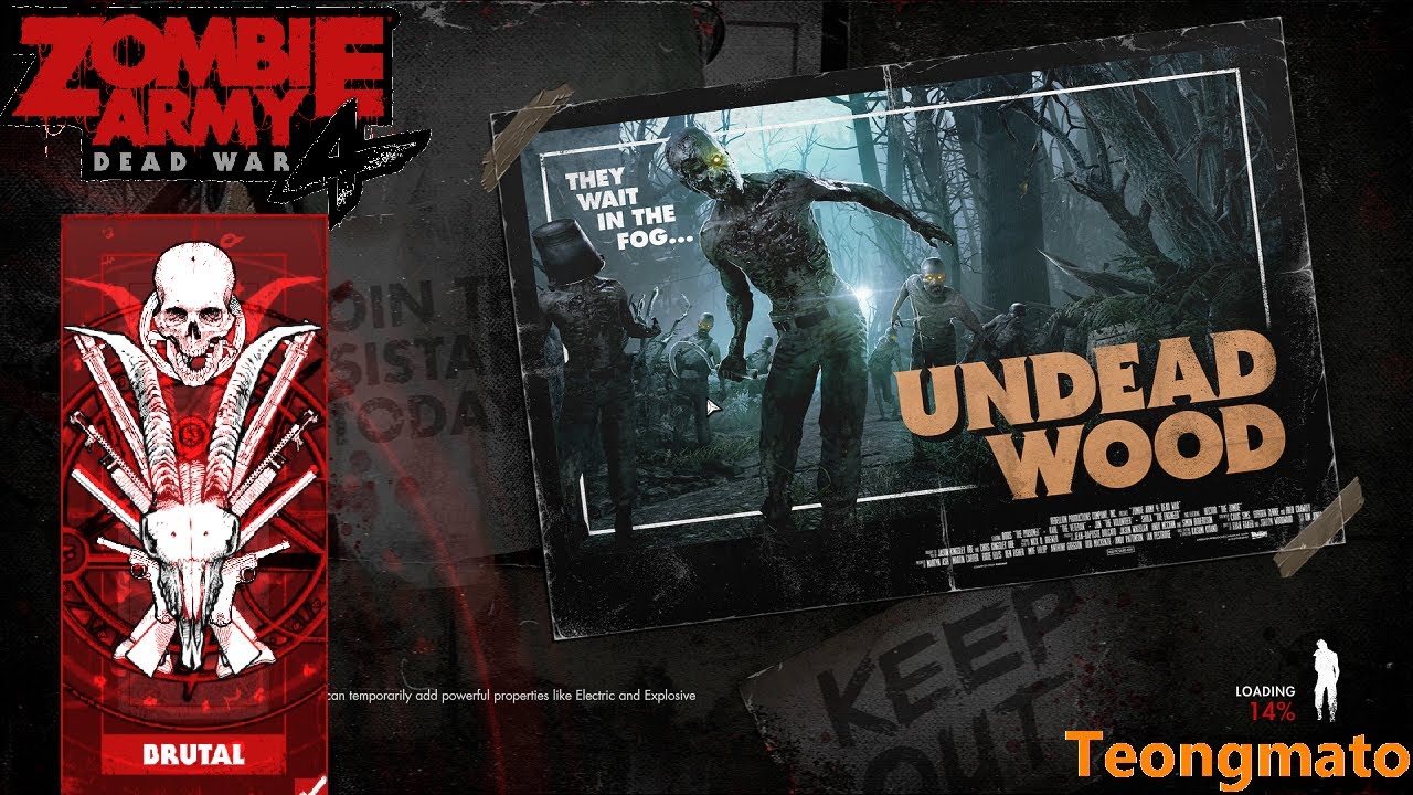 ZOMBIE ARMY 4 Brutal Undead Wood Horde Mode Wave 13 - YouTube