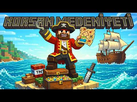 Minecraft ama KORSAN MEDENİYETİNDE İŞLER KARIŞTI