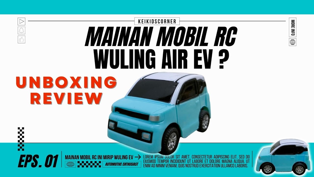 Mainan Rc Mobil Balap Mirip Wuling Air Ev ? - YouTube