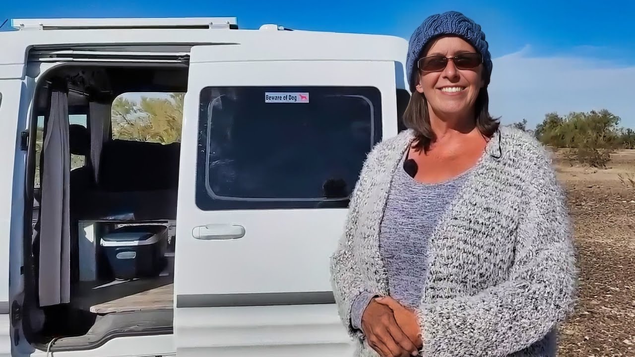 Super Organized TINY Budget Van Build in a TINY Transit Van! - YouTube