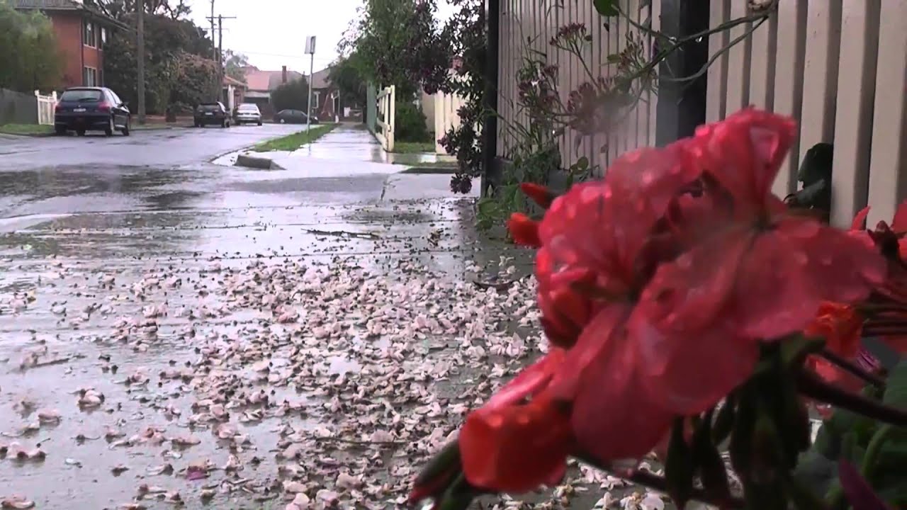 Rain Panasonic HDC-TM10 - YouTube