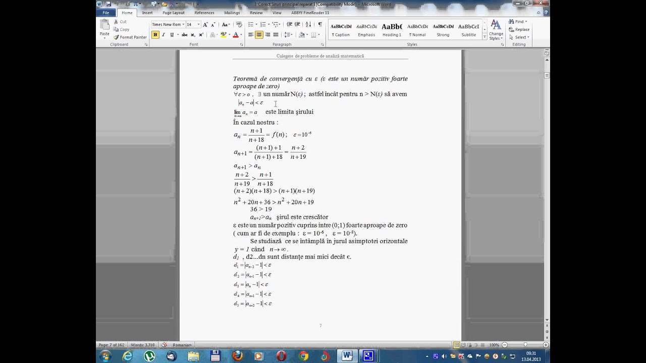 Analiza matematica -limite de siruri - YouTube