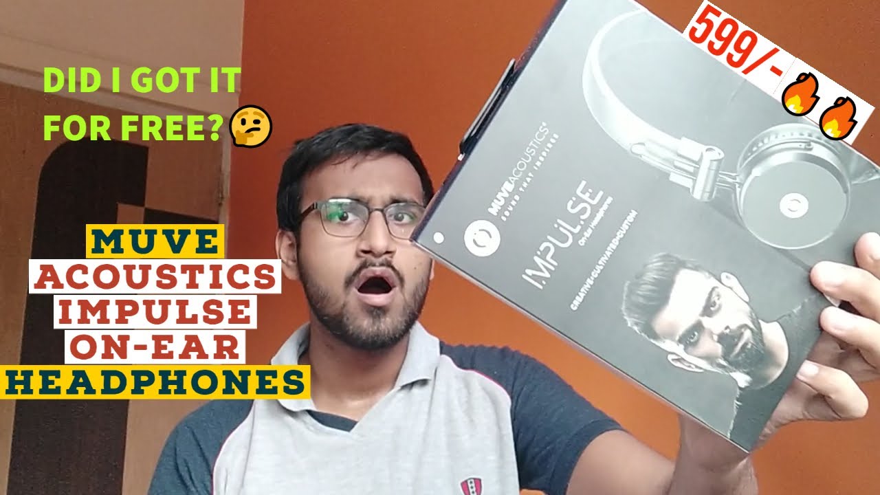MUVE ACOUSTICS IMPULSE ON-EAR HEADPHONES UNBOXING| DID I GOT IT FOR ...