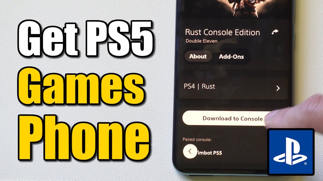 How to Download PS5 Game from your Phone using PlayStation App (Best ...