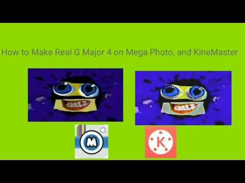How to Make Real G Major 4 on Mega Photo, and KineMaster - YouTube
