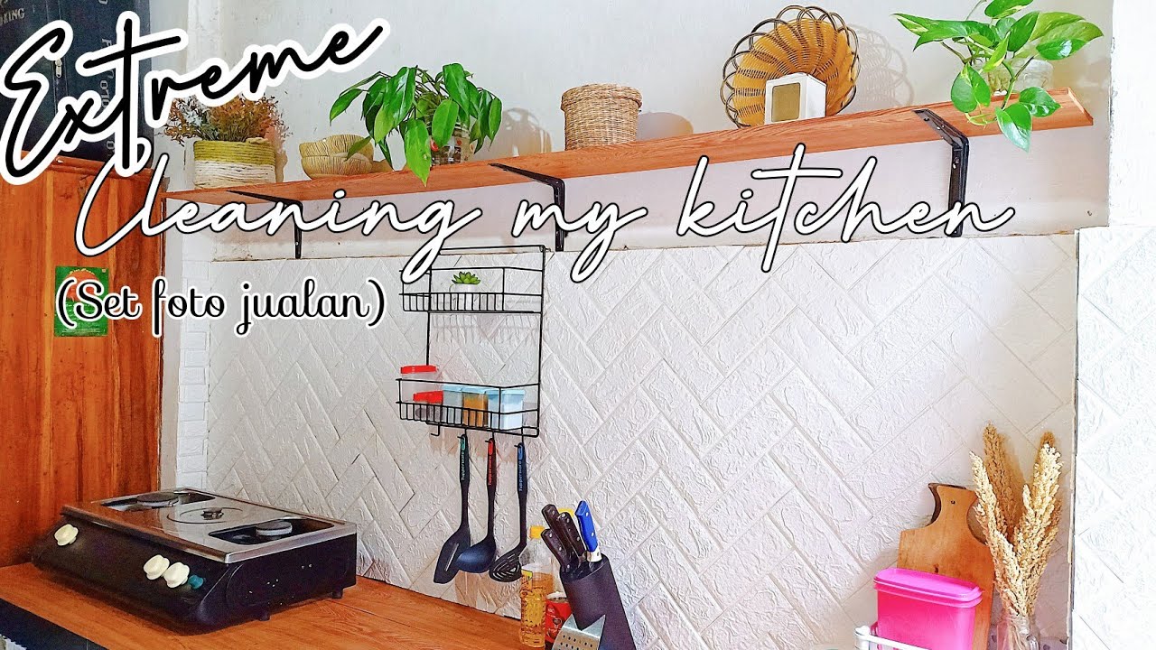 BERSIH-BERSIH DAPUR TANPA KITCHEN SET || PRODUCTIVE DAY (Set Foto ...