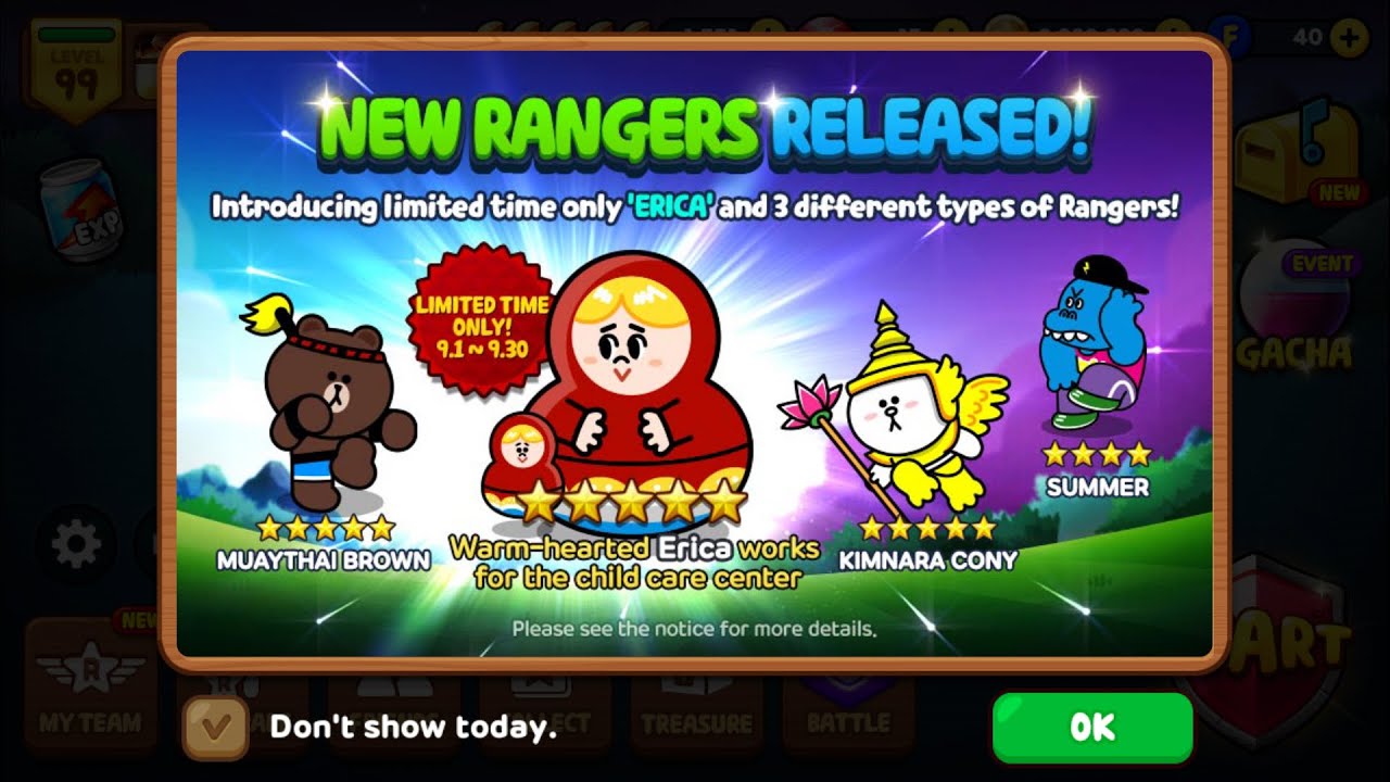 LINE Rangers : Open Gacha Cony KINNARY (โคนี่ กินรี) (เกมไลน์ เรนเจอร์ ...