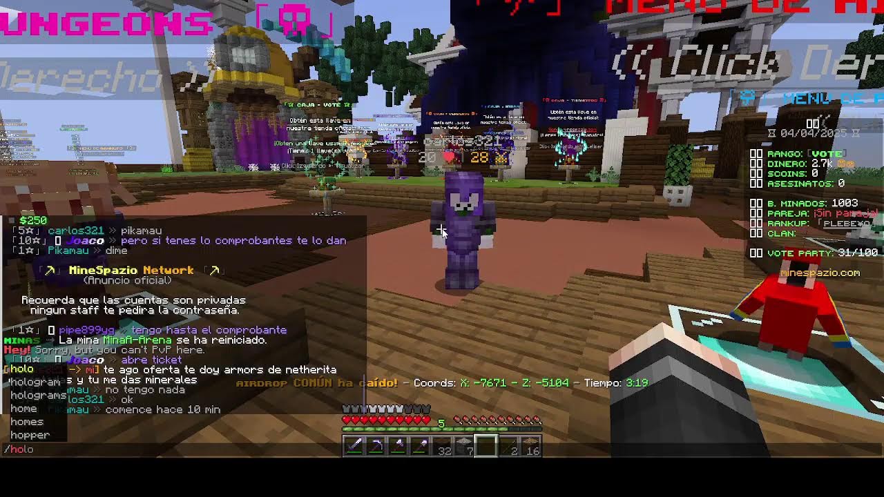 Jugando en hypixel - YouTube