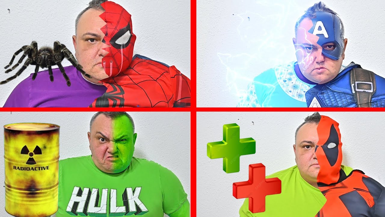Transforming Into Superheroes - YouTube