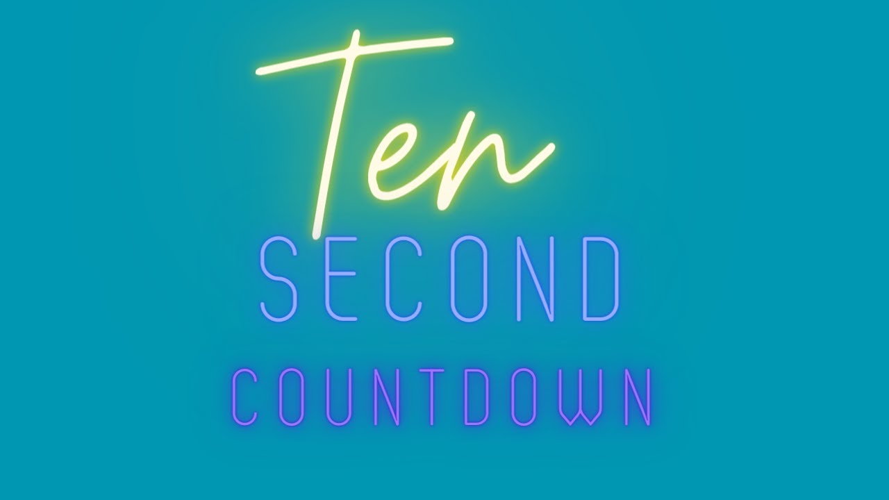 10 Second Countdown - YouTube