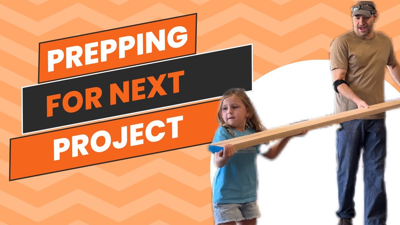 Prepping for the next project with my little helper. - YouTube