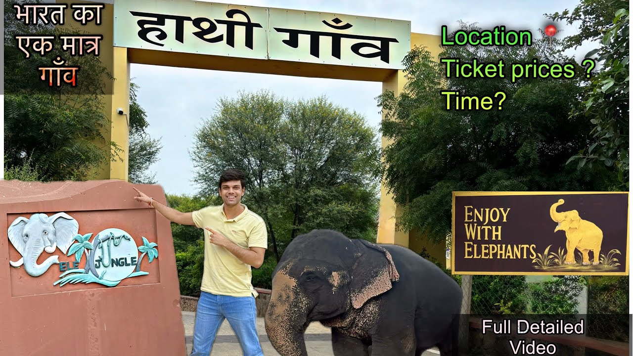 Hathi Gaon Jaipur | Elephant village of India | हाथी गाँव जयपुर | full ...